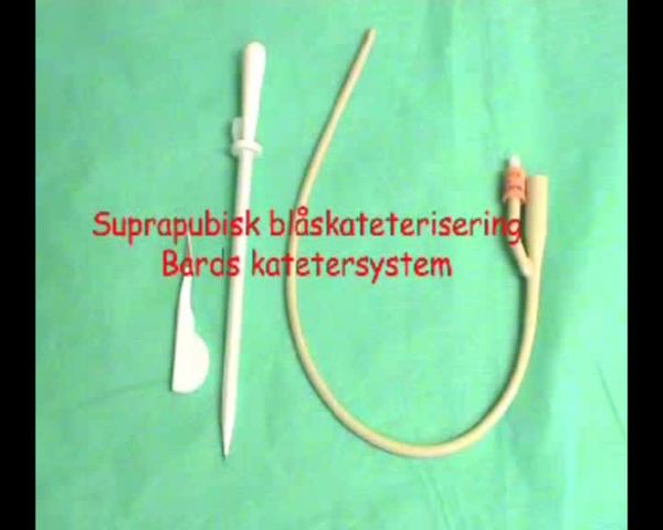 Streamio - Suprapubisk kateter BARD